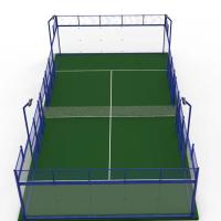China Synthetic Smooth Padel Tennis Court Easy Installation for sale