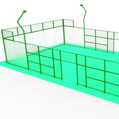 China Green Smooth Surface Synthetic Padel Tennis Court Easy Installation for sale
