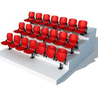 China 5-Year Warranty Anti UV Plastic Stadium Seats with 45cm Width for Stadiums and Arenas for sale
