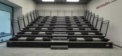 China 200 - 500 People Capacity Retractable Bleacher Seatings Resistant To Rust And Corrosion for sale
