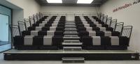 China Customized Width And Height Retractable Bleacher Seating Easy Installation Guaranteed for sale