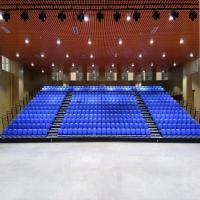 China Folding  Retractable Bleacher Seatings Easy Installation And Customized Length for sale