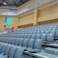 China Customizable Retractable Bleacher Seating with 4-10 Rows and Straight Or Curved Configuration for Easy Installation for sale