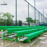 China Customizable Outdoor Aluminum Bleachers With Optional Guardrails for sale