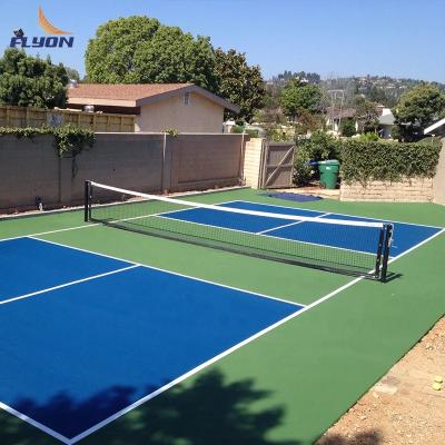 China Pickleball Court Mat With Weather Resistant Acrylic Coating And Crystal Sand Top Layer for sale