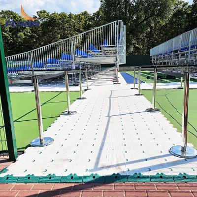 China Low Maintenance Lightweight Portable Event Flooring with Fire Resistant Properties for sale