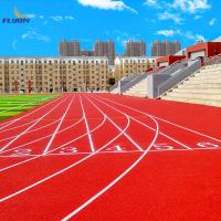 China Upgrade Athletic Performance Full Pour System Athletic Running Tracks Textured Surface Highest Level Design for sale