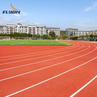 China Full Pour System Athletic Running Tracks Polyurethane Surface With Textured Finish for sale