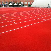 China All Weather Polyurethane Athletic Running Tracks On Cement Concrete Base For Optimal Performance for sale