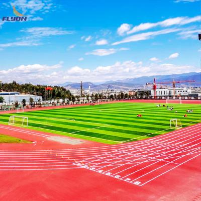 China Full Pour Speed Running Track For Sports Ground Stadium Jogging Park Within Full-pour Installation Method for sale