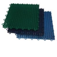 China Red Polypropylene Sports Floor Tiles for Indoor / Outdoor Courts for sale