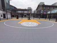 China Colorful Polypropylene Copolymer PP/TPV Tiles for Sports Flooring for sale