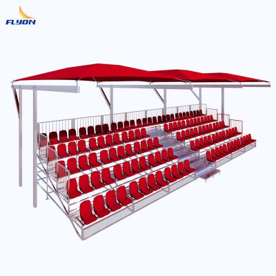 China Modular Folding Stadium Seat with Metal Frame and Shelter for sale