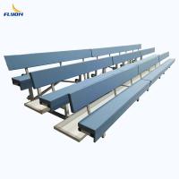 China New 3 Rows Removable Scaffold Aluminum Soft Chair Bleacher Sport Seating for sale