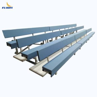 China New 3 Rows Removable Scaffold Aluminum Soft Chair Bleacher Sport Seating for sale