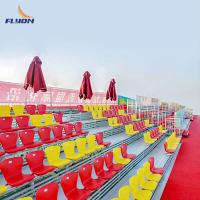 China EN 12727 Compliant Aluminum Bleachers with BS 5852 Fire Resistance and 5 Years Warranty for Outdoor Stadium Seating for sale