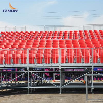 China Fast Install Plastic Folding Demountable Bleacher for Football Stadium Seating and Grandstand Seating for sale