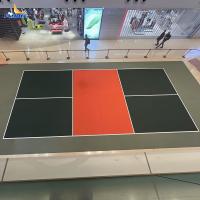 China Anti Slip UV Protected Pickleball Court Mat With Acrylic Coating And Crystal Sand for sale