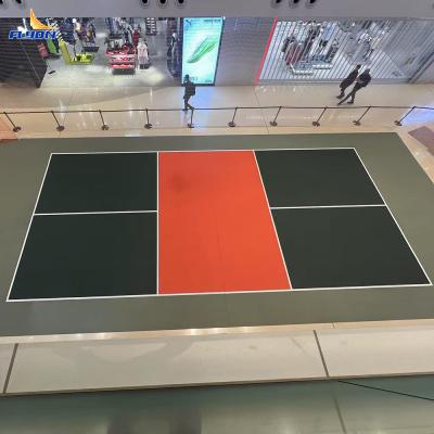 China Anti Slip UV Protected Pickleball Court Mat With Acrylic Coating And Crystal Sand for sale