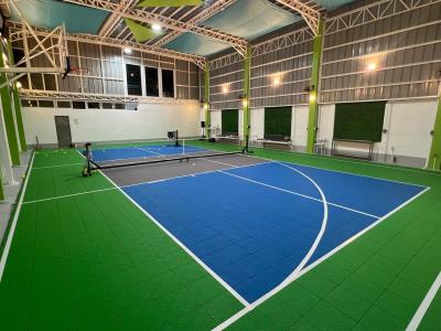 China Red Blue PP Tiles Sports Floor System for Indoor Outdoor Courts for sale