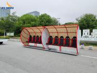 China EN 13501 Certified Fire-Retardant Leather Portable Bench Shelter with Wheels for Football Teams for sale