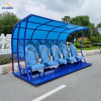 China Portable Bench Shelter with Breathable Fabric Cover Secure Straps and Metal Frame for Outdoor Sports for sale