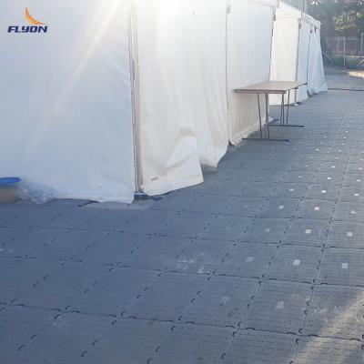 China High-density Polyethylene Portable Event Flooring with 1-year Warranty, Fire Resistant and Cost-effective for Outdoor Events for sale
