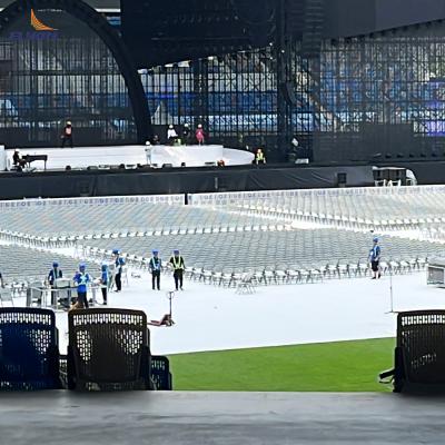 China Fire Resistant Portable Event Flooring with 1-year Warranty Easy To Transport and Customizable Temporary Flooring Systems for sale