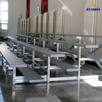 China Aluminum Outdoor Metal Bleachers with 2050mm/4068mm Length and 1620mm Width for Stadiums and Playgrounds for sale
