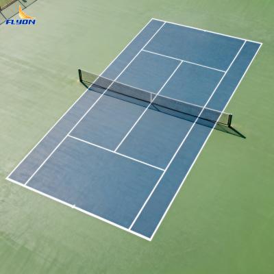 China 215.23 Sqft Roll Size Pickleball Court Mat with 8 Years Service Life and 2-3 mm Thickness for sale