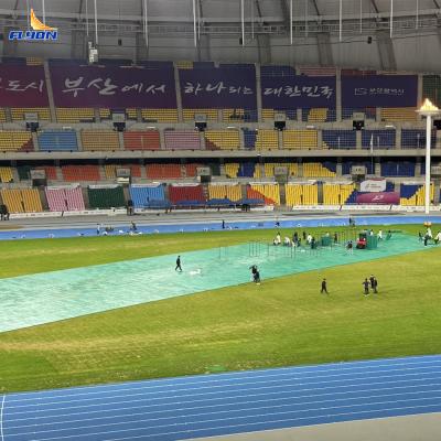 China Weight 8kg / Tile High Impact Resistance Portable Event Flooring For Grass Protection for sale