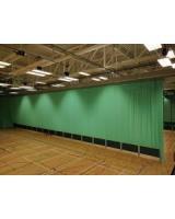 China Electric Motorized Divider Curtain with Customizable Size and High Breathability for Sports Halls for sale