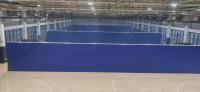 China High Strength Fabric Divider Curtain with Electric Control System and Customizable Color for Sport Fields for sale