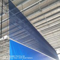 China Electric Control System Fireproof Environmental Friendly Divider Curtain Partition Curtain for sale