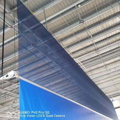 China Electric Control System Fireproof Environmental Friendly Divider Curtain Partition Curtain for sale