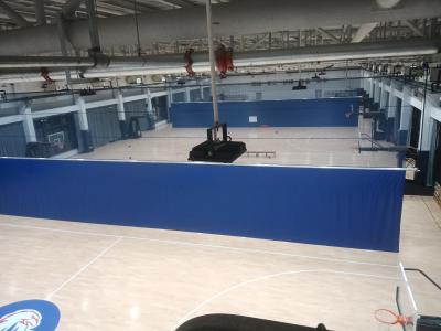 China Electric Control System Gym Divider Curtain with High Strength Fabric and 5-8 Years Warranty for sale