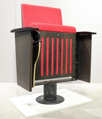 China Commercial Durable EN1021 Fire Rating modern theater seating For Cinemas Theaters for sale