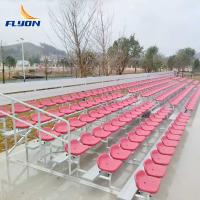 China Fast Install Plastic Folding Demountable Bleacher For Football Stadium Seating And Grandstand Seating for sale