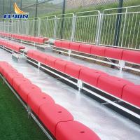 China Customized Size Aluminum Grandstand outdoor metal bleachers EN12727 For Stadiums for sale