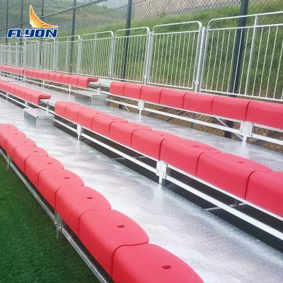 China Customized Size Aluminum Grandstand outdoor metal bleachers EN12727 For Stadiums for sale