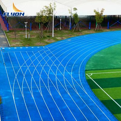 China IAAF Approved Athletic Running Tracks Eco Friendly Water Permeable Spray Coating System for sale