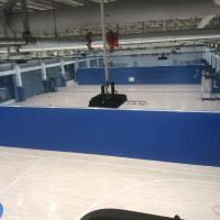 China Electric Motorized Sports Hall Divider Curtain with Customized Size and 7.5 meters/minute Lifting Speed for sale