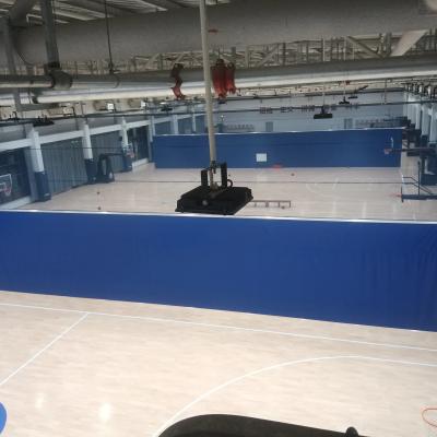 China Electric Motorized Sports Hall Divider Curtain with Customized Size and 7.5 meters/minute Lifting Speed for sale