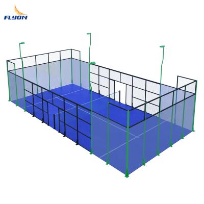 China 20m*10m Size Eco-friendly Padel Court with Hot Galvanized Steel Structure for Outdoor Sports for sale