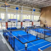 China Waterproof Padel Tennis Court with Durable Net Fencing and Customized Colors for sale