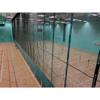 China Hot Selling PVC Mesh Panels Roll-up Gym Divider Curtain with 7.5m per Minute Lifting Speed and Customizable Color for sale