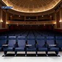 China Stain-Resistant Space-Saving Theater Seating with Fire Resistance for Auditoriums and Cinemas for sale