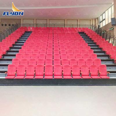 China Durable Rust-Resistant Adjustable Retractable Bleacher Seating for Multi-Purpose Sports Venues for sale