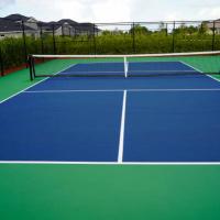 China EU Standard 44*20ft Portable Pickleball Court Mat with Anti-Slip Surface and Customized Line Painting for sale