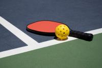 China EU Standard 44*20ft Portable Pickleball Court Mat with Anti-Slip Surface and Customized Line Painting for sale